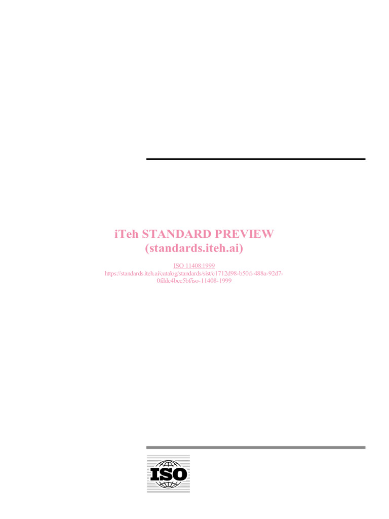 Iso 11408 1999 | PDF