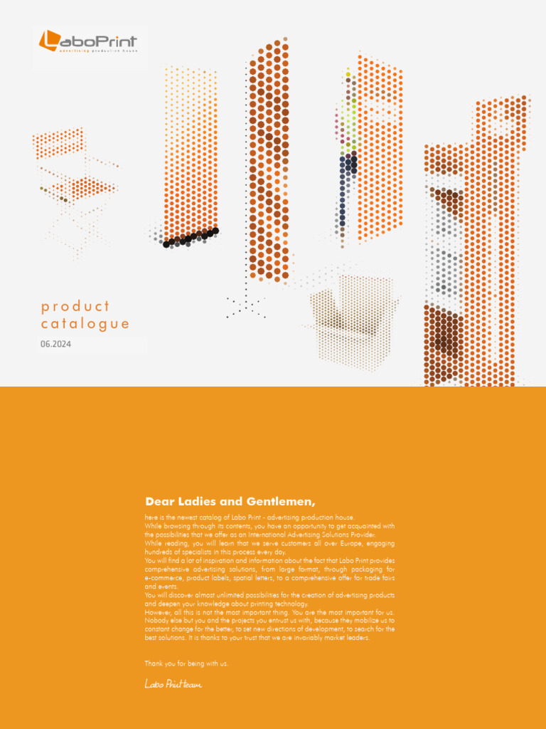 Product Catalogue Labo Print EUR | PDF