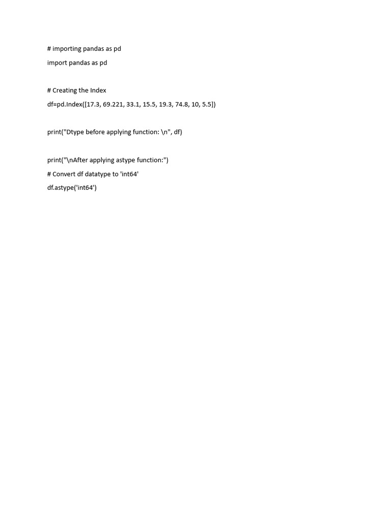 Importing Pandas As PD | PDF | Computers