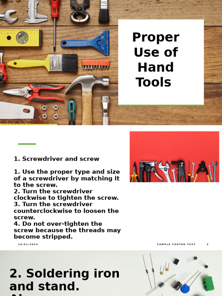 CSS-Proper Use of Hand Tools | PDF