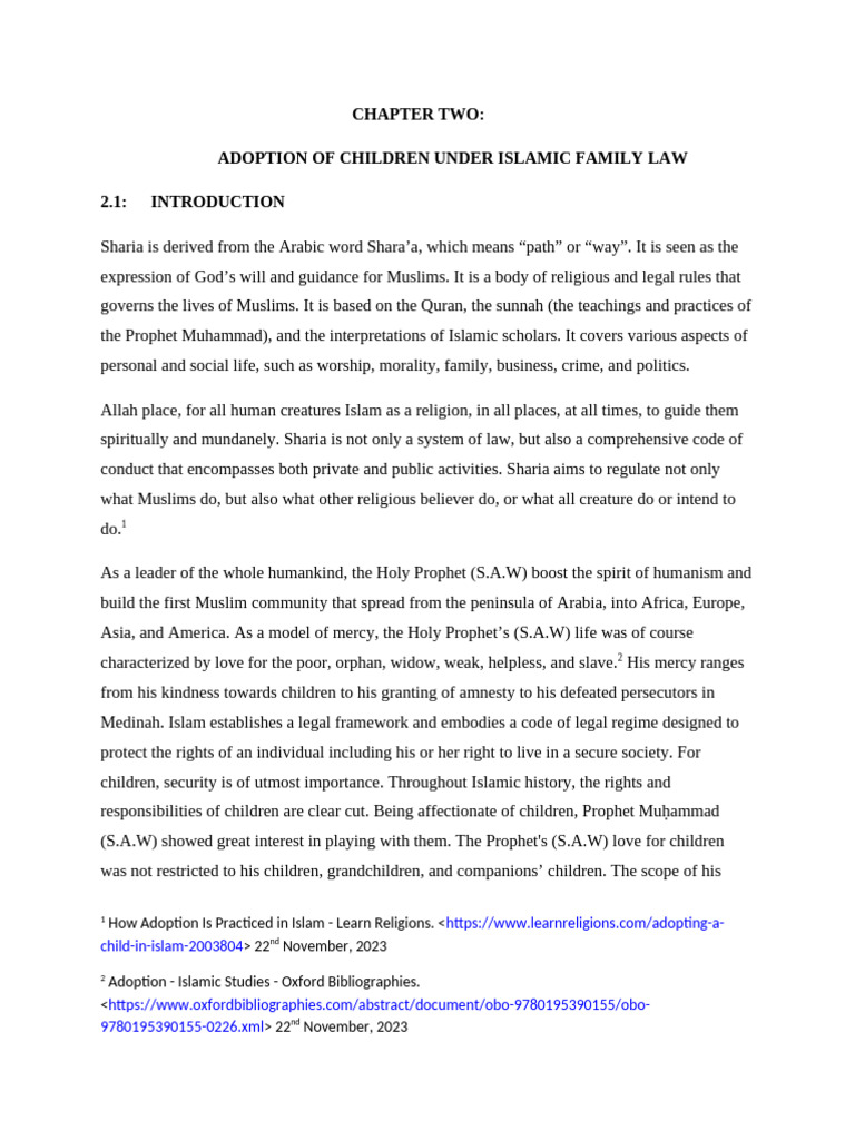 Sarah's Chapter Two Corrected | PDF