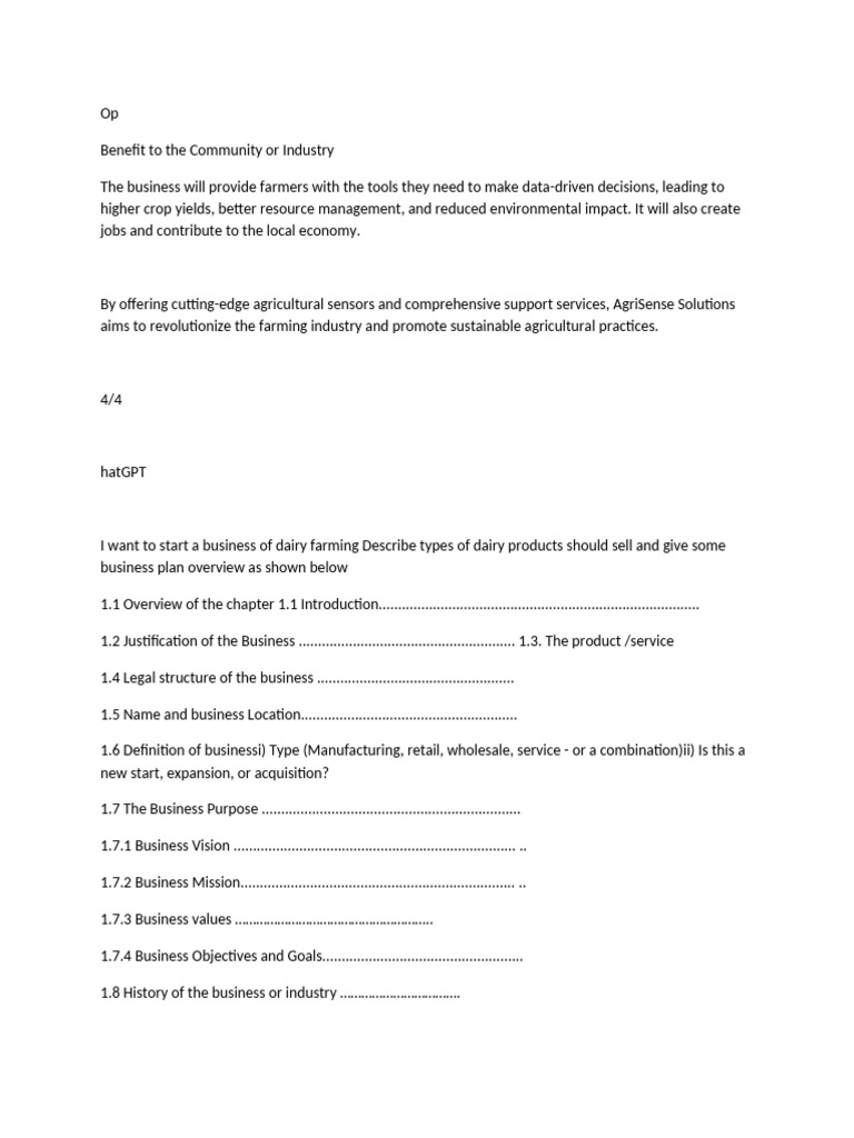 Chapter 2 & 3 Plan | PDF