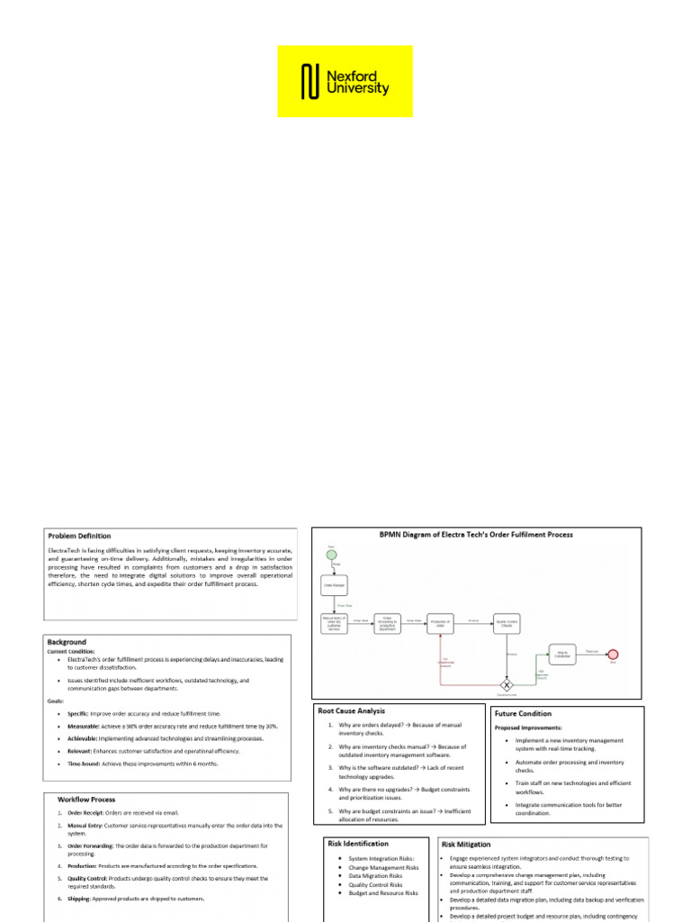 Module 2 Assignment BPMN Diagram and A3 Report | PDF