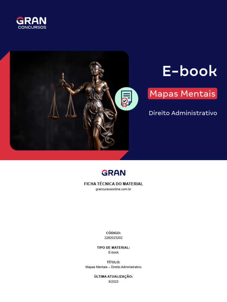 E Book Mapas Mentais de Direito Administrativo | PDF