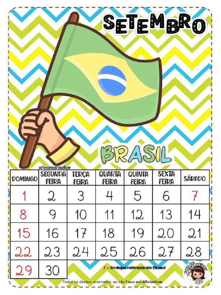 Calendario Setembr | PDF
