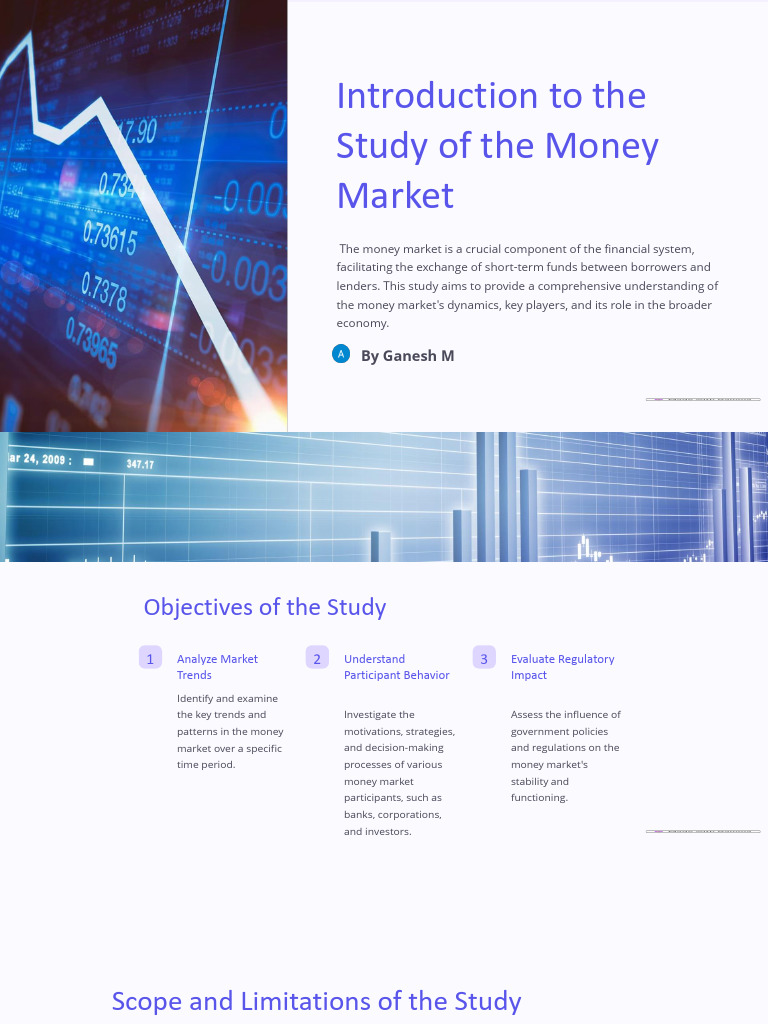 Introduction To The Study of The Money Market | PDF | Market (Economics ...