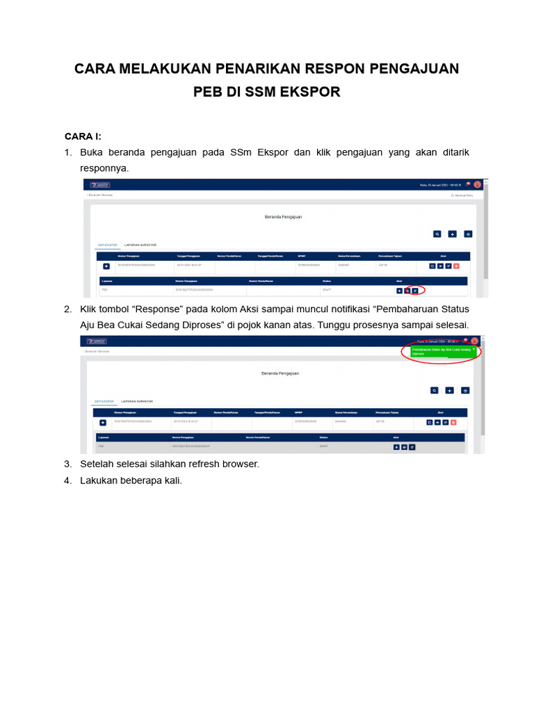 Cara Penarikan Respon | PDF