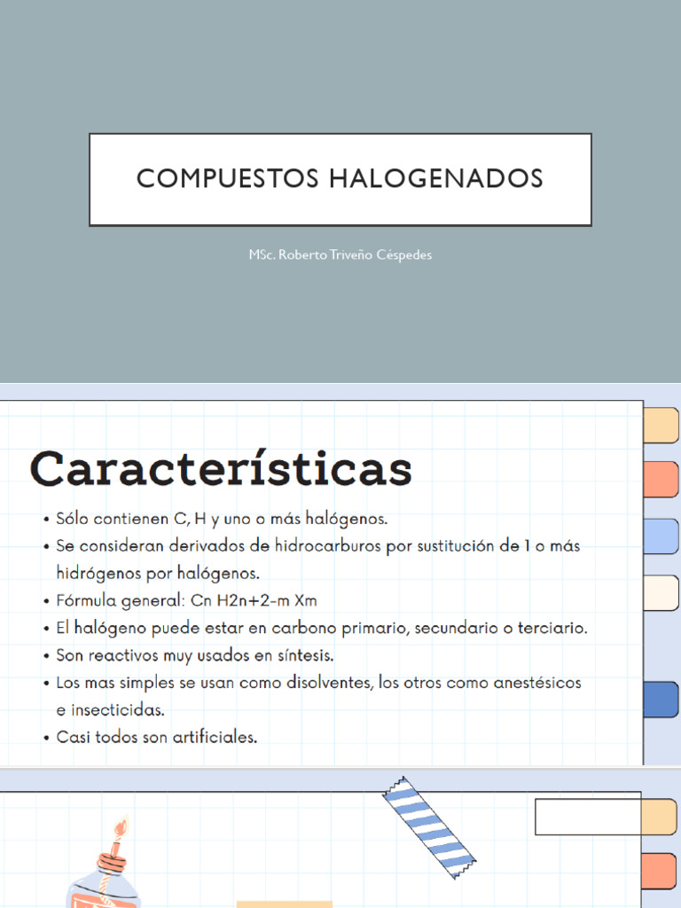 Compuestos Halogenados | PDF