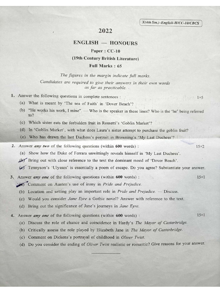 CC10 2022 Sem IV | PDF