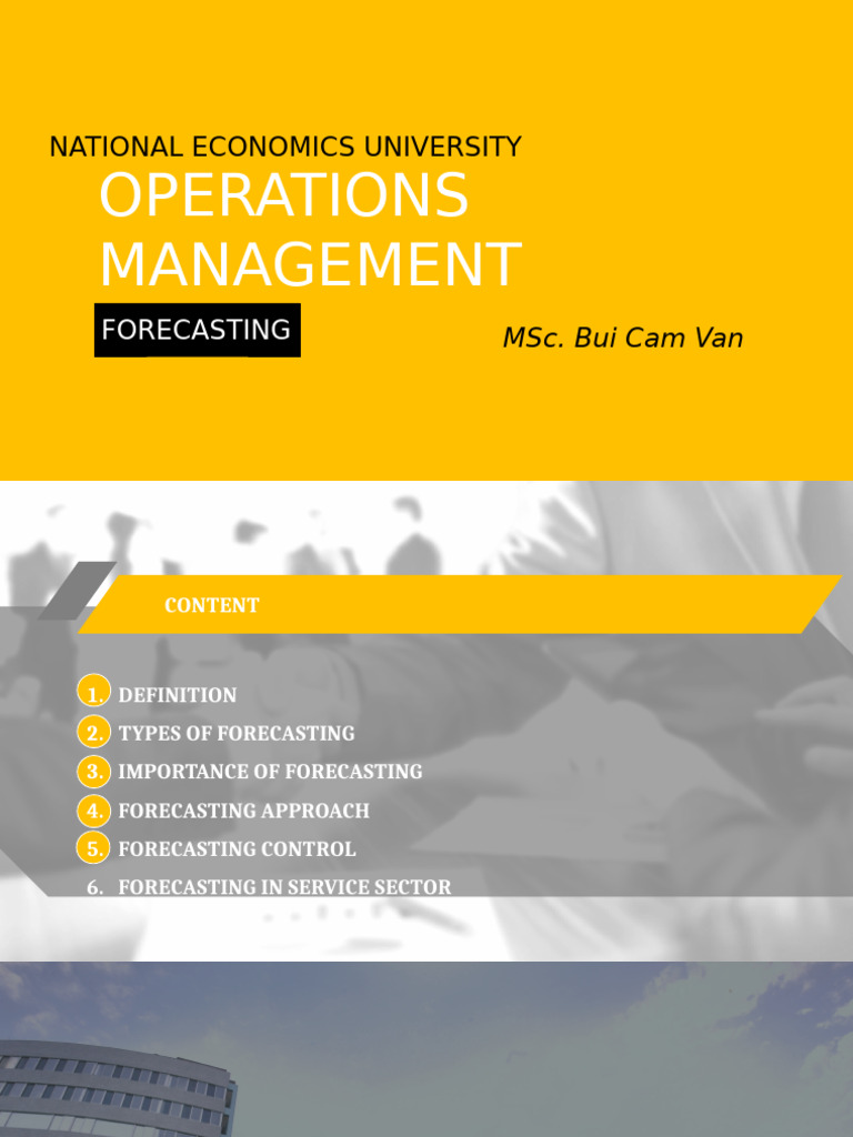 Chap 2 - Forecasting | PDF