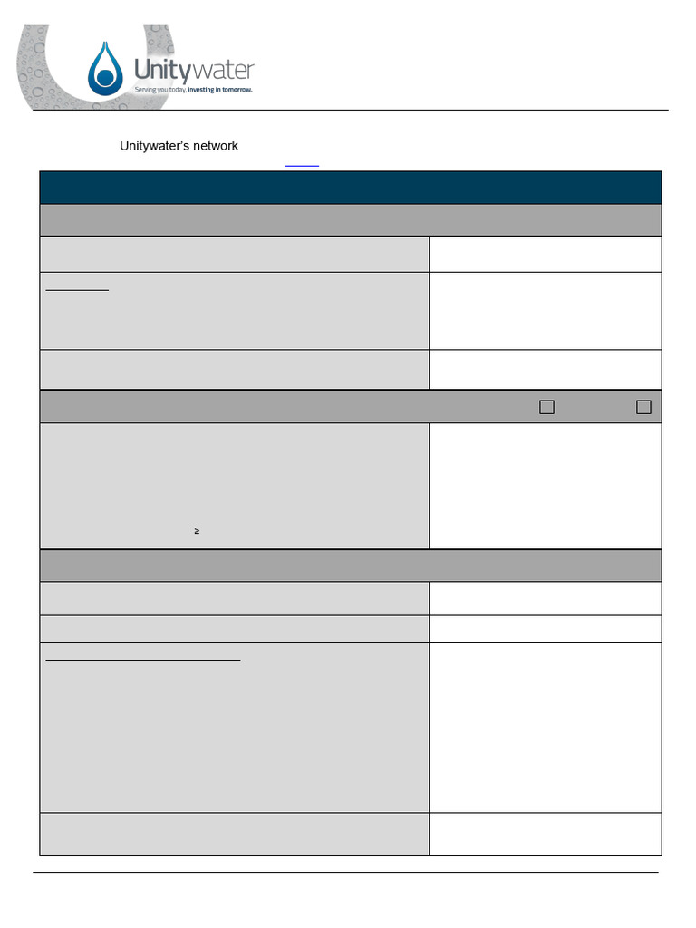 F10045 - Water Quality Mains Commissioning Form | PDF | Water Quality ...