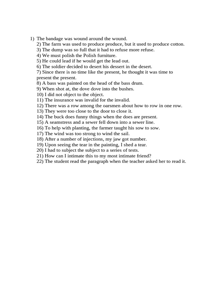 Reasons Why The English Language Is Hard To Learn | PDF