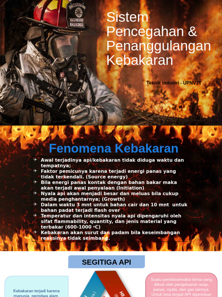 Sistem Pencegahan Dan Penanggulangan Kebakaran | PDF