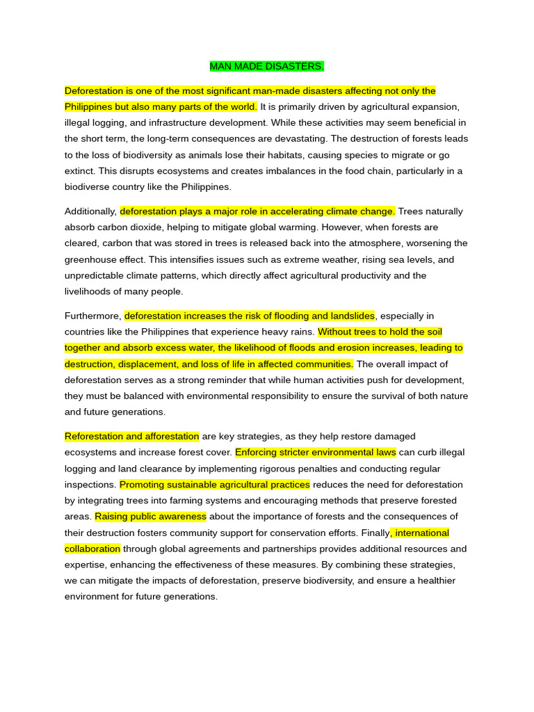 Allen & Alvin Docs. | PDF | Deforestation | Wellness