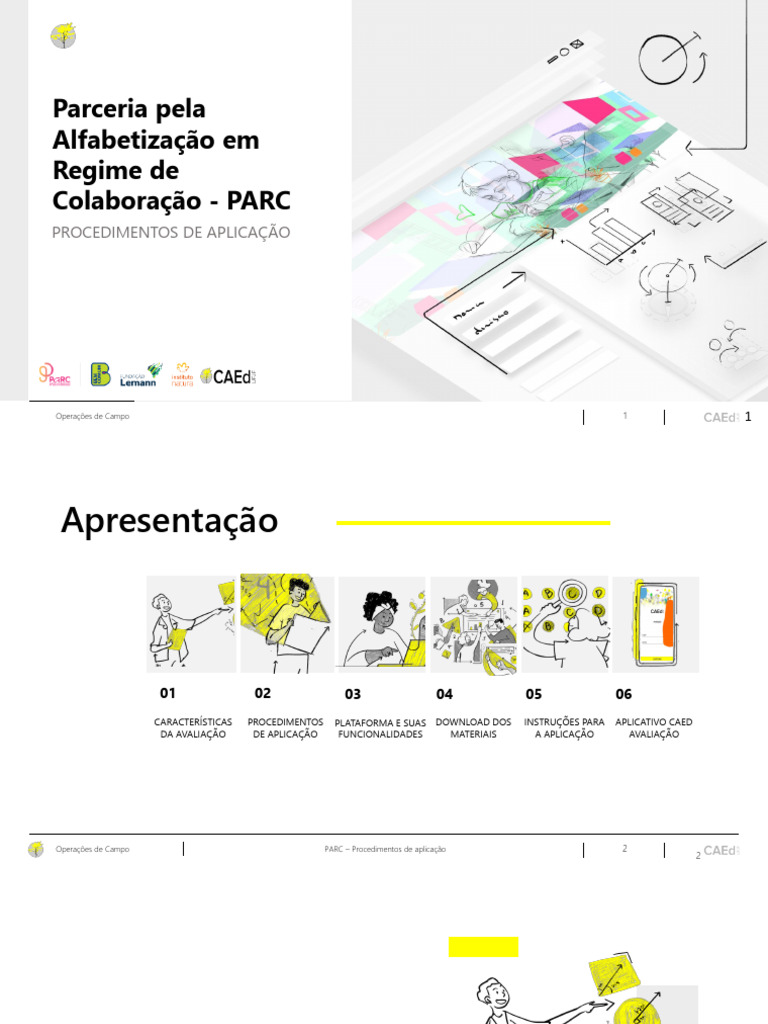 PARC Procedimentos de Aplicacao C1 | PDF