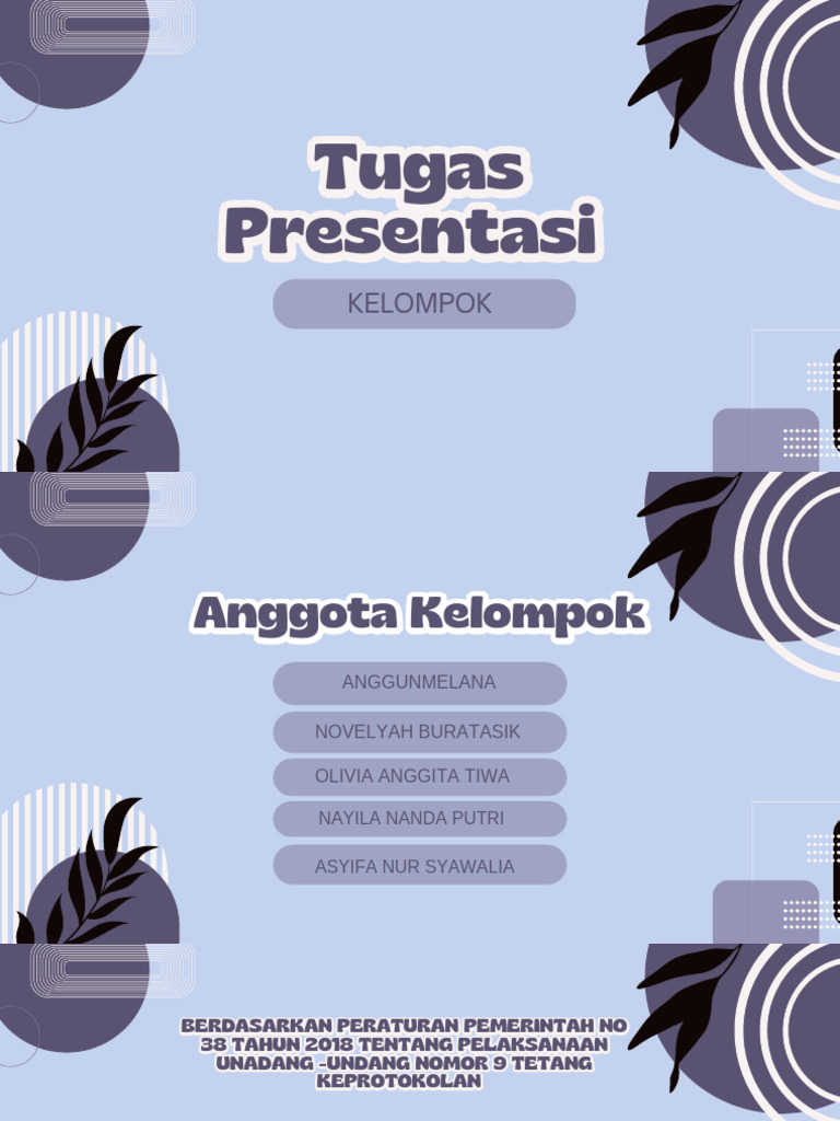 Biru Dan Ungu Geometris Estetik Tugas Presentasi PDF | PDF