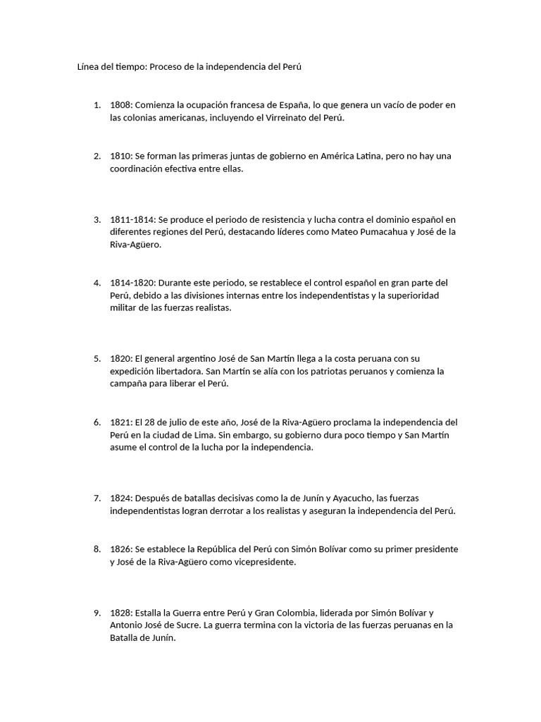 Linea de Tiempo Ccss | PDF