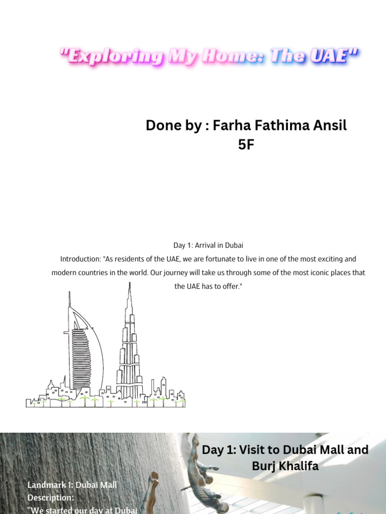 Done By: Farha Fathima Ansil 5F | PDF