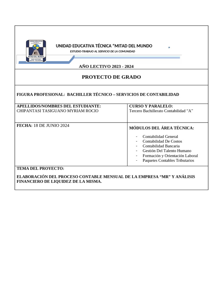 P.G Chipantasi Miriam 3a | PDF