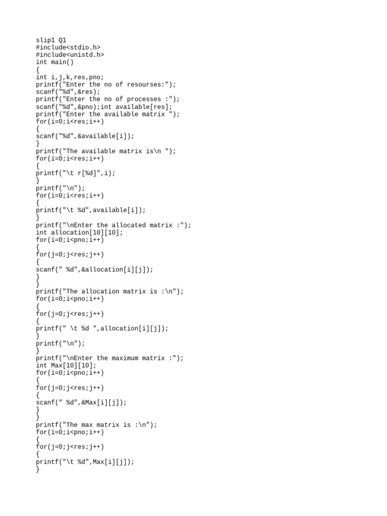 Slip 1 | PDF | Computers