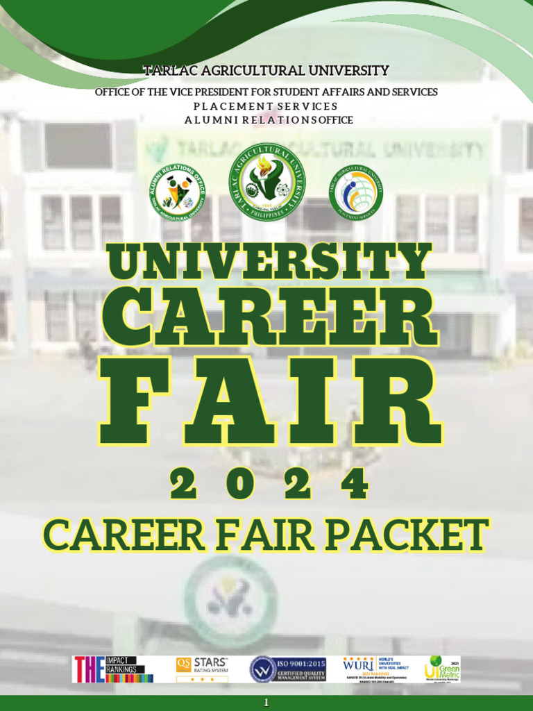 Career Fair Packet 2024 | PDF | Résumé | Surveying