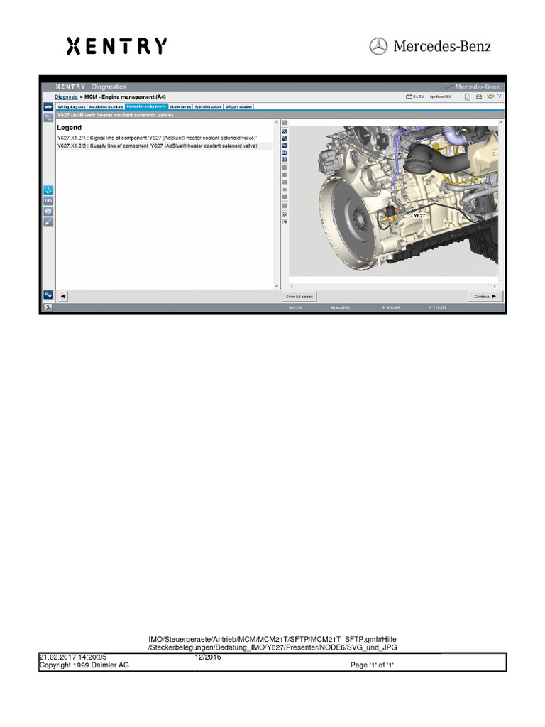 Adblue Heater Coolant Solenoid Valve | PDF