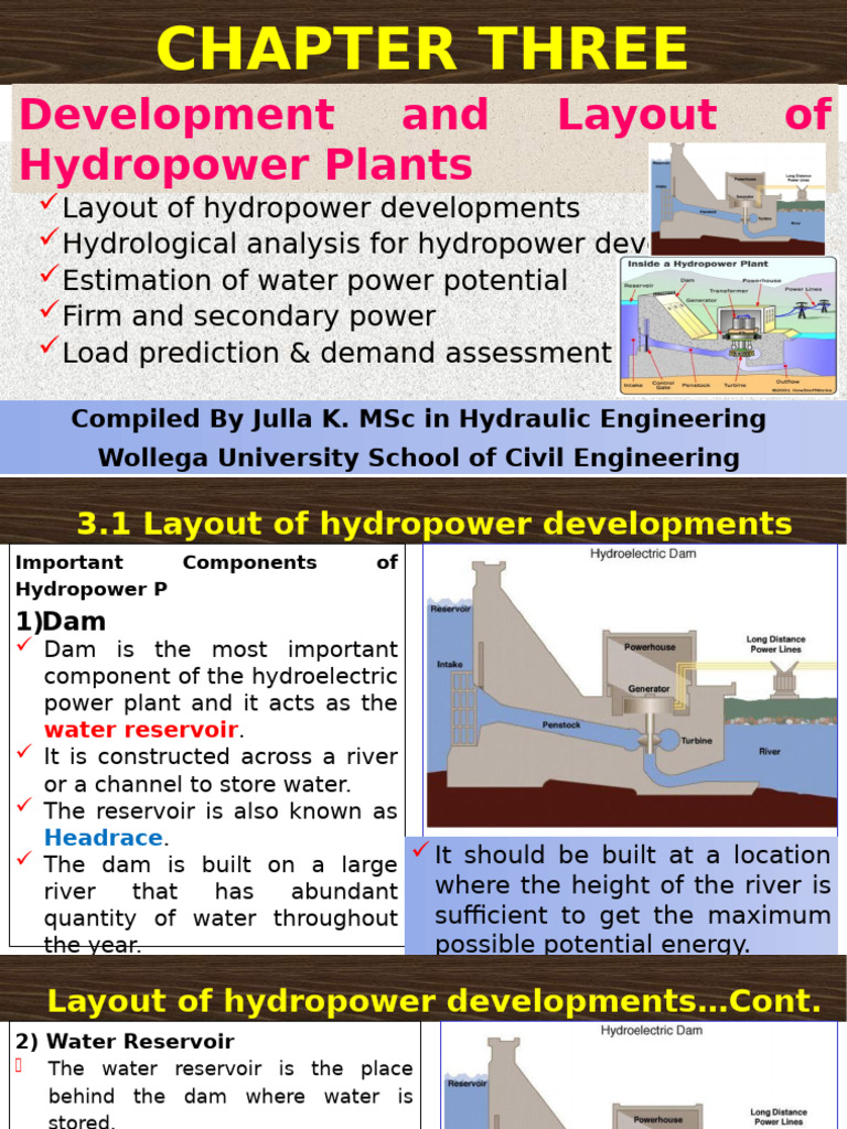 Chapter 3 Development and Layout of Hydropwer Plant | PDF
