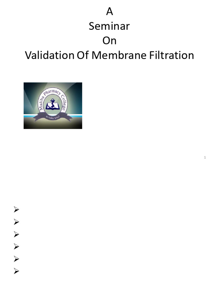Filter Validation | PDF