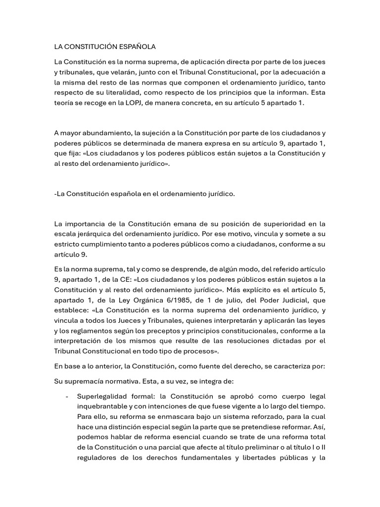 Constitución Y Derechos Fundamentales Pdf