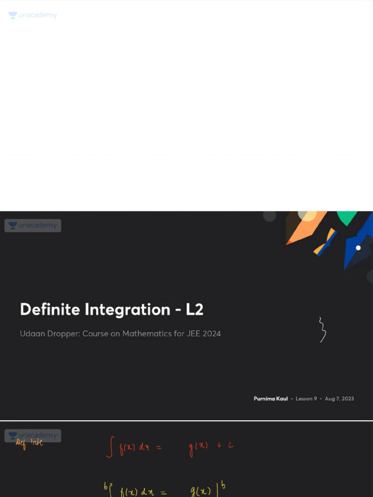 Definite Integration L2 With Anno | PDF