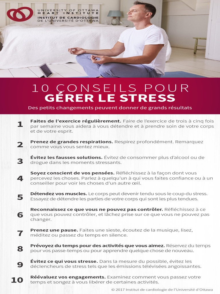 10 Conseils Pour Gerer Le Stress v2 | PDF