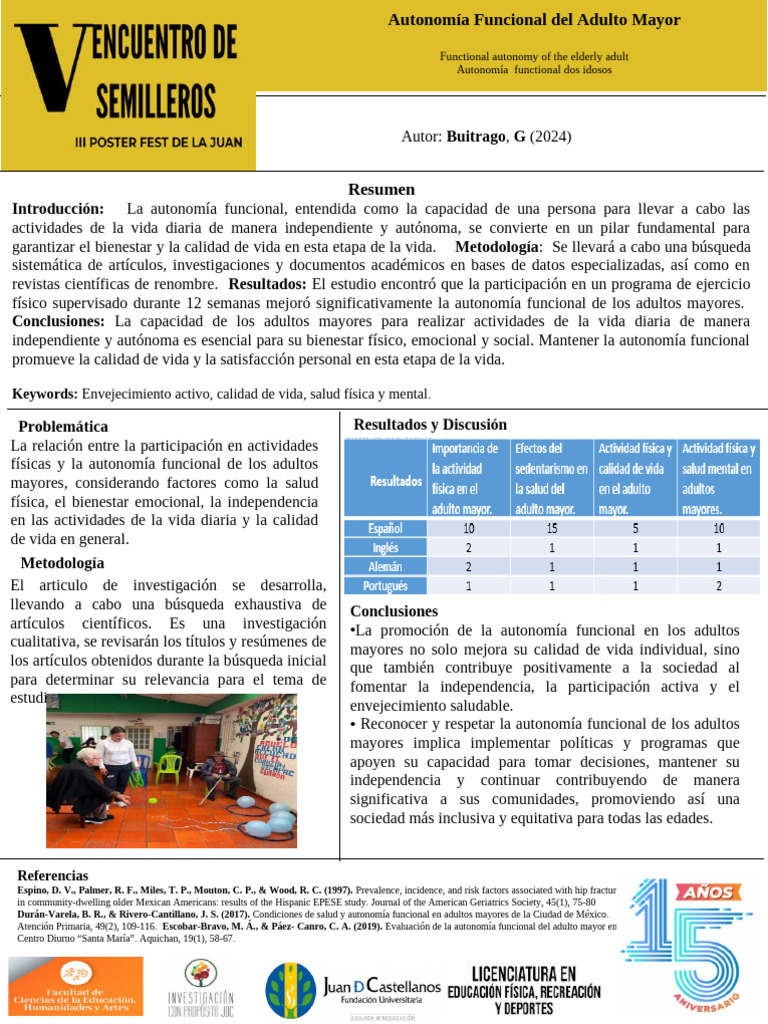 Articulo Cientifico 15 Años LEFD - GINNA BUITRAGO | PDF