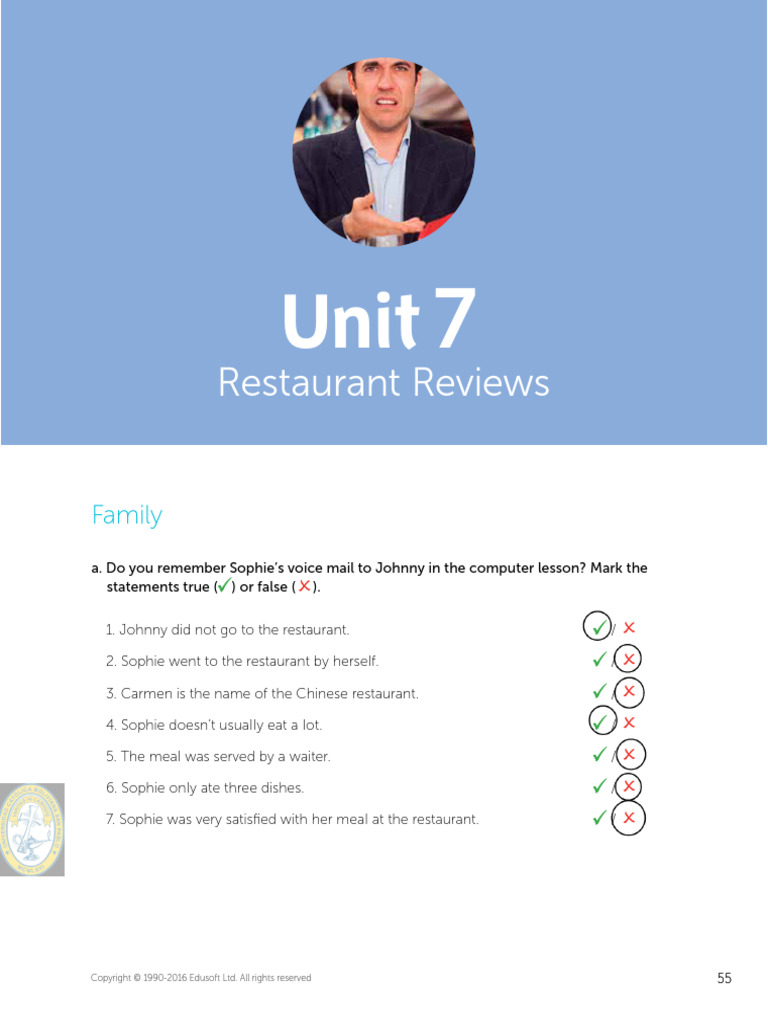 Intermediate 3 - Workbook (3) - 220921 - 021529-1 | PDF | Meal | Tableware