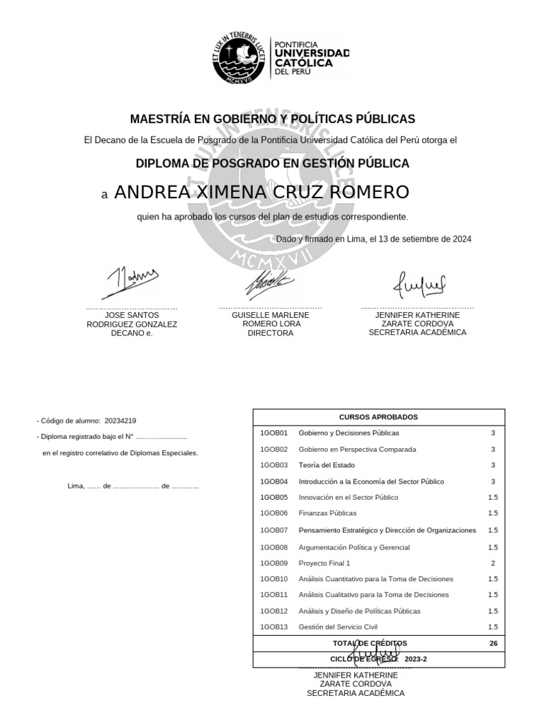 Cruz Romero Andrea Ximena | PDF