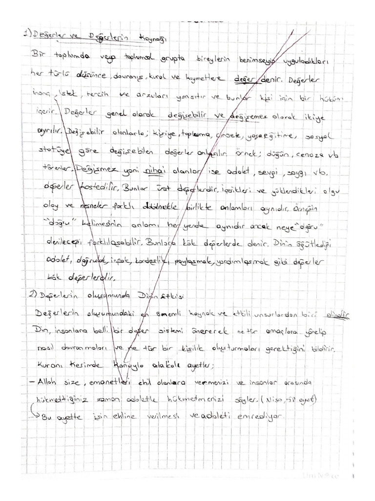 Di̇n Proje Ödevi̇ | PDF