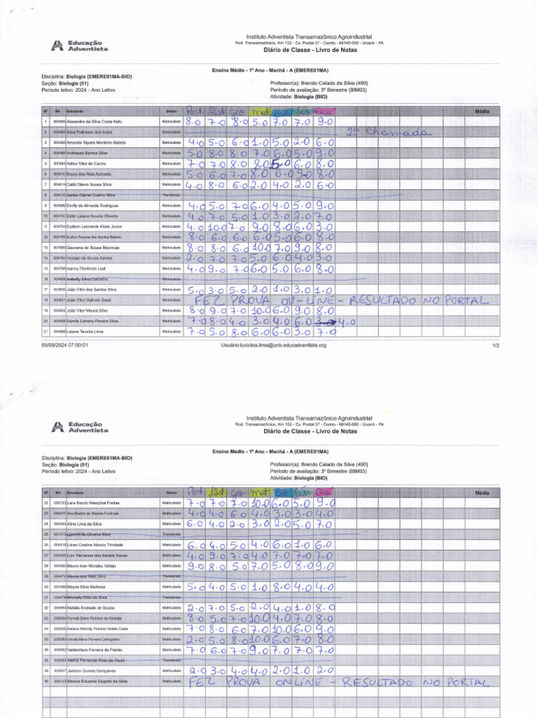 Av2 - 1 Série Notas | PDF