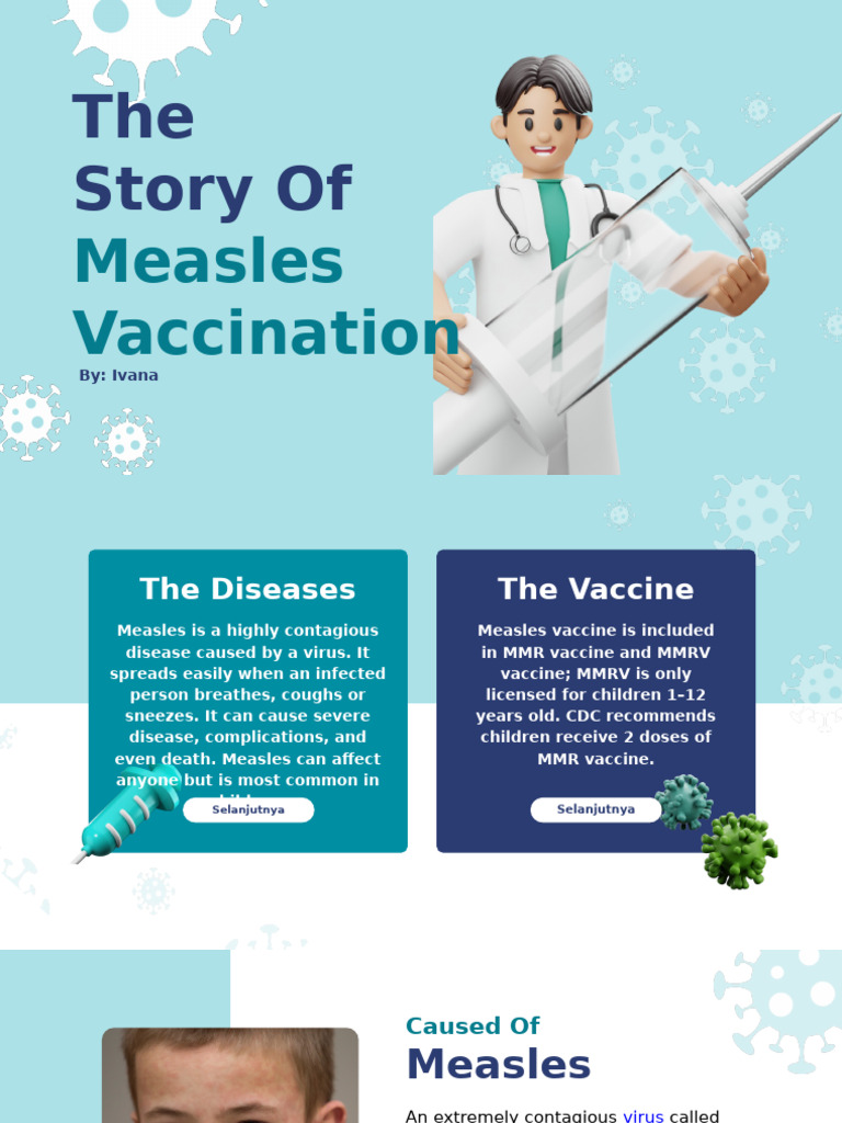 The Story of Measles Vaccination-Ivana | PDF
