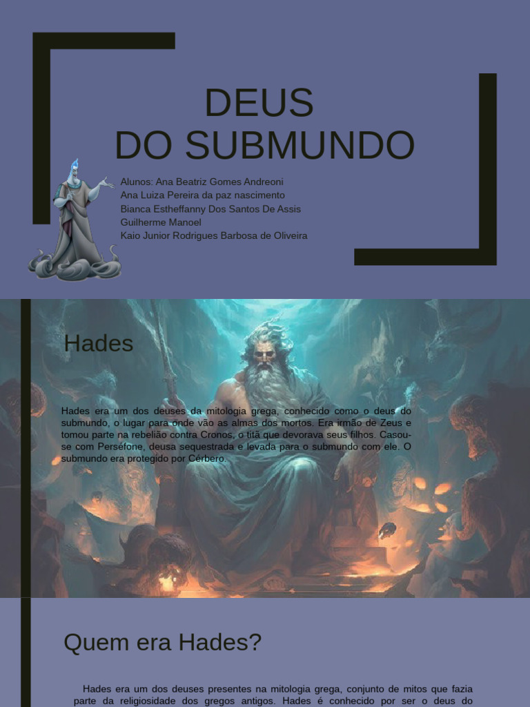Deus Do Submundo | PDF