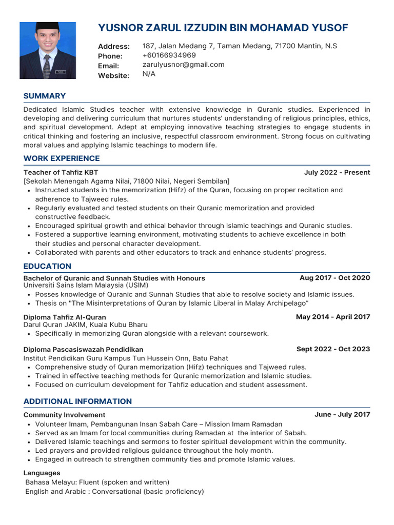 Curriculum Vitae | PDF