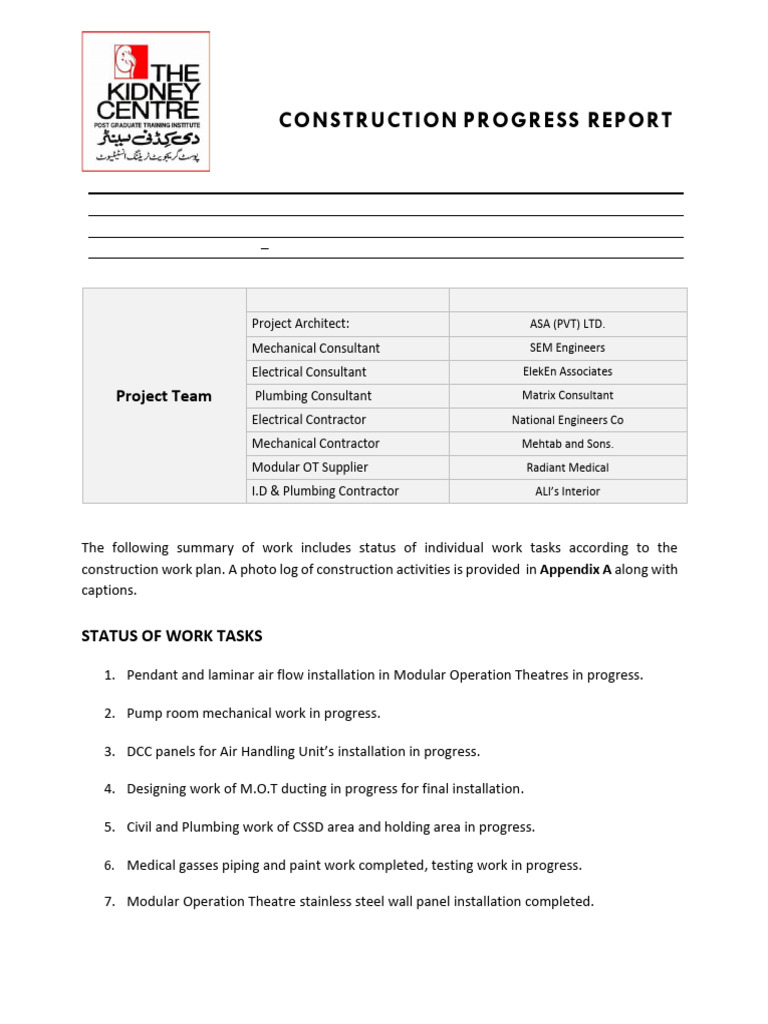 OT Progress Report | PDF