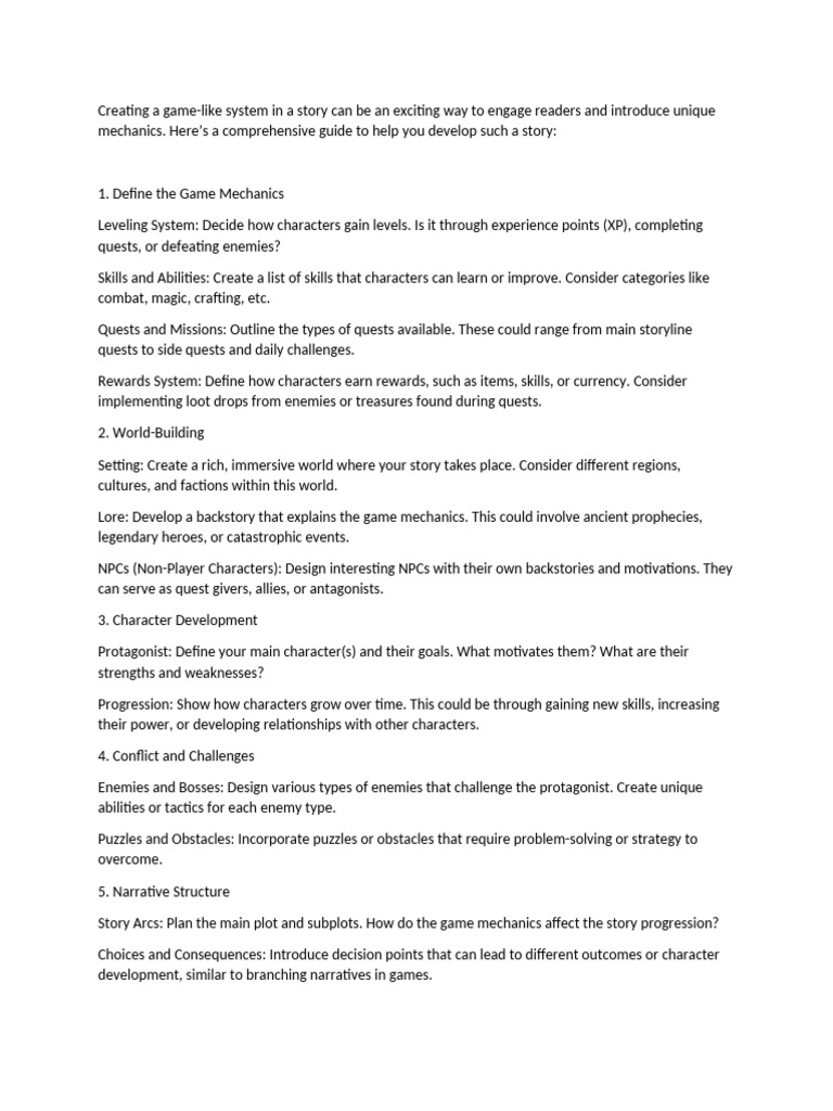 Creating A Game | PDF