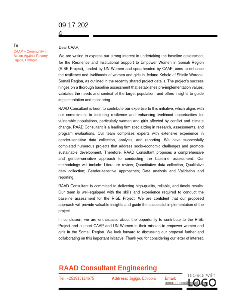 Expression of Interest | PDF | Program Evaluation | Career & Growth