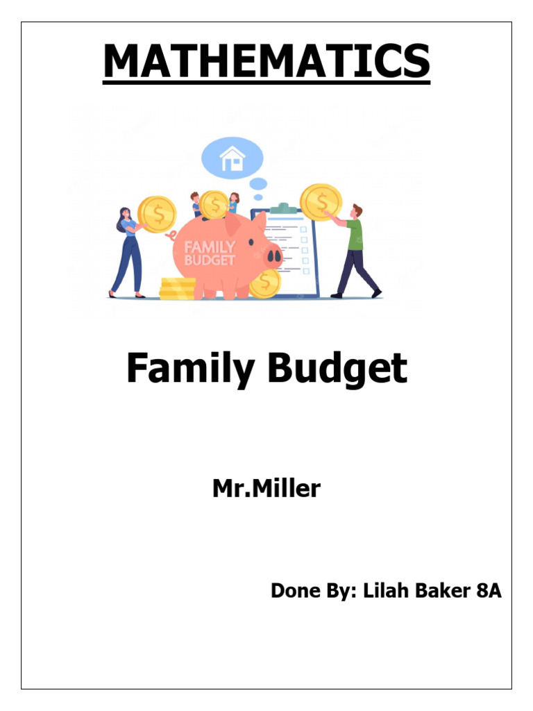 Lilah GR8 Maths Budget Assignment 2023 | PDF | Expense | Finance ...