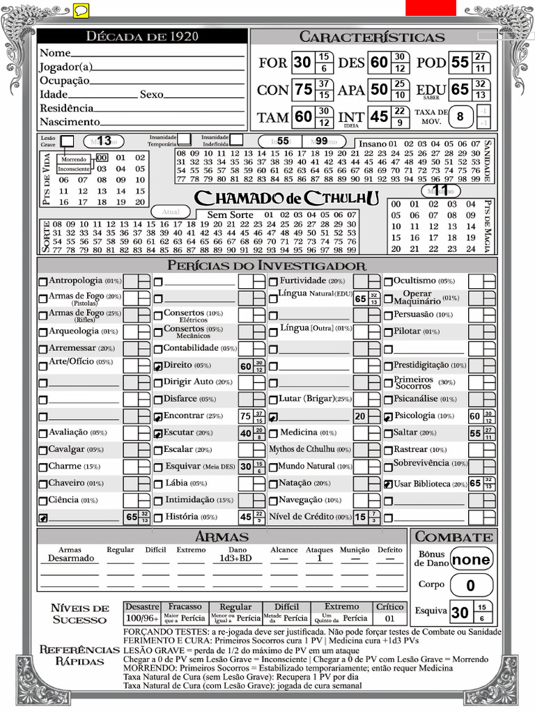 Ficha John Kirk | PDF