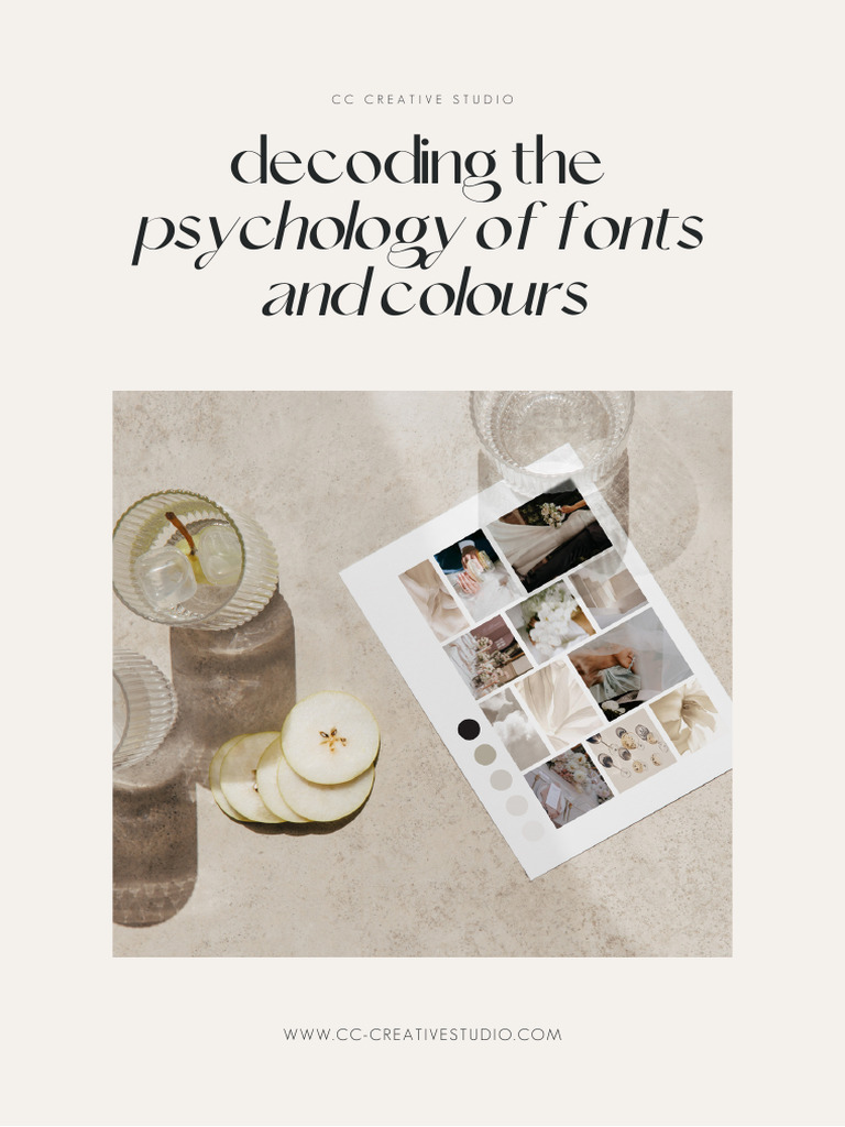 Decoding The Psychology of Fonts and Colours Resource | PDF
