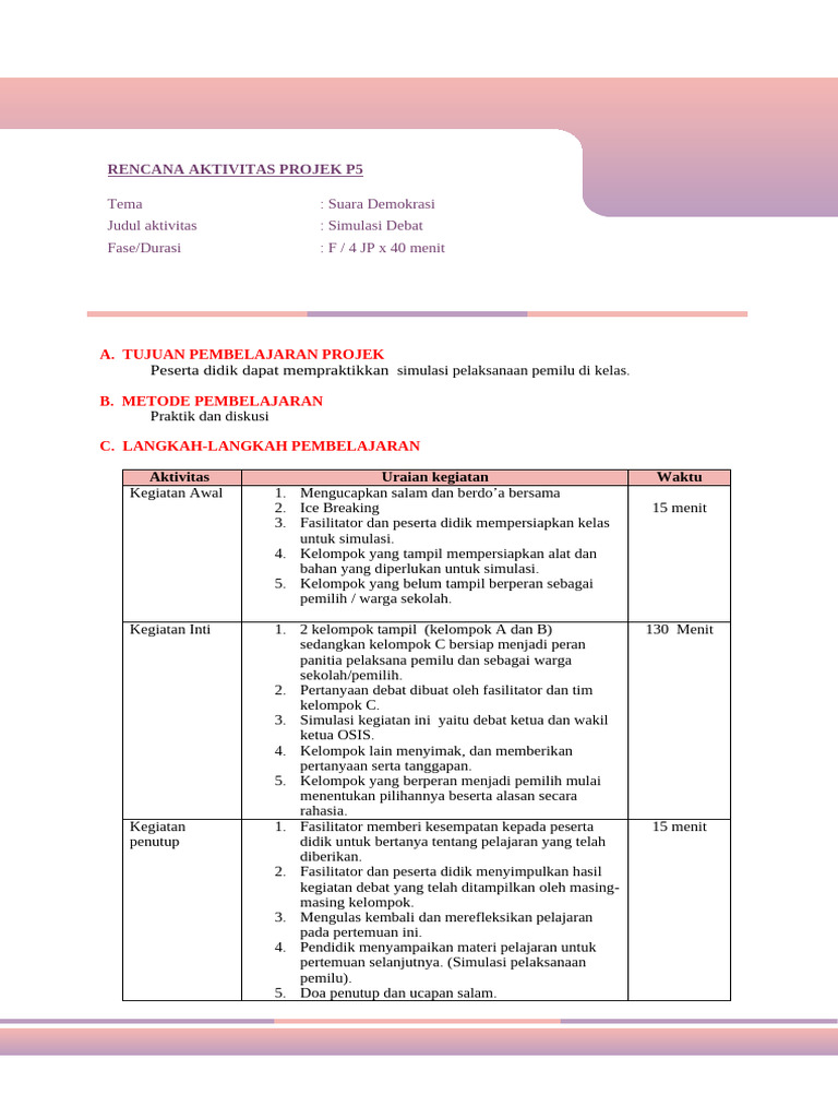 Aktivitas 6 Projek | PDF