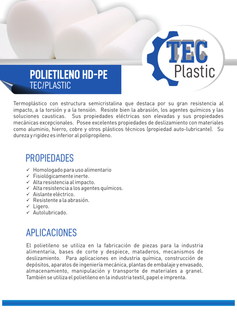POLIETILENO HD - PE (Empack) | PDF