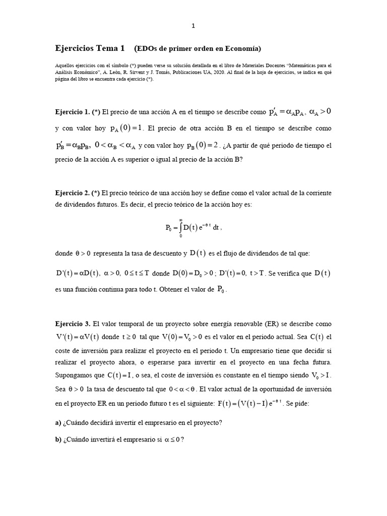 Ejercicios T1 | PDF