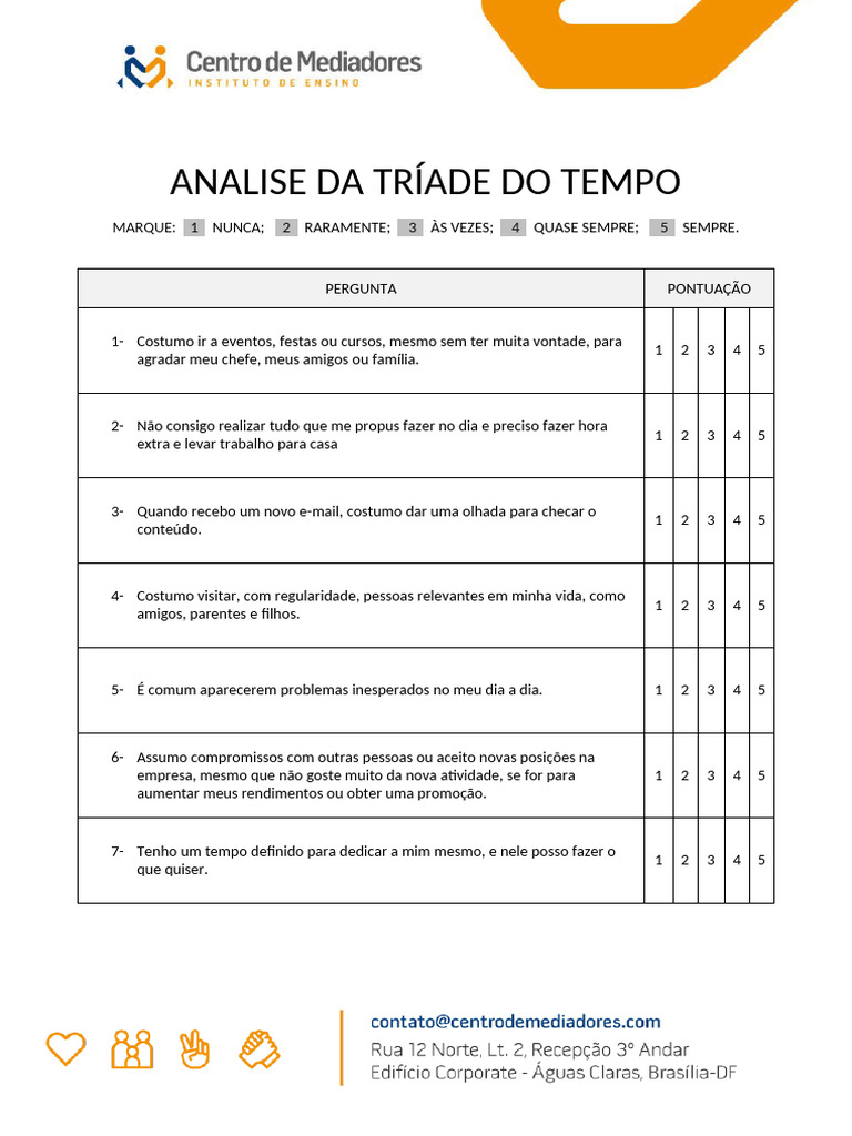 Análise Tríade Do Tempo | PDF