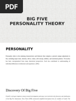 Five Factor Theory Overview | PDF | Extraversion And Introversion ...